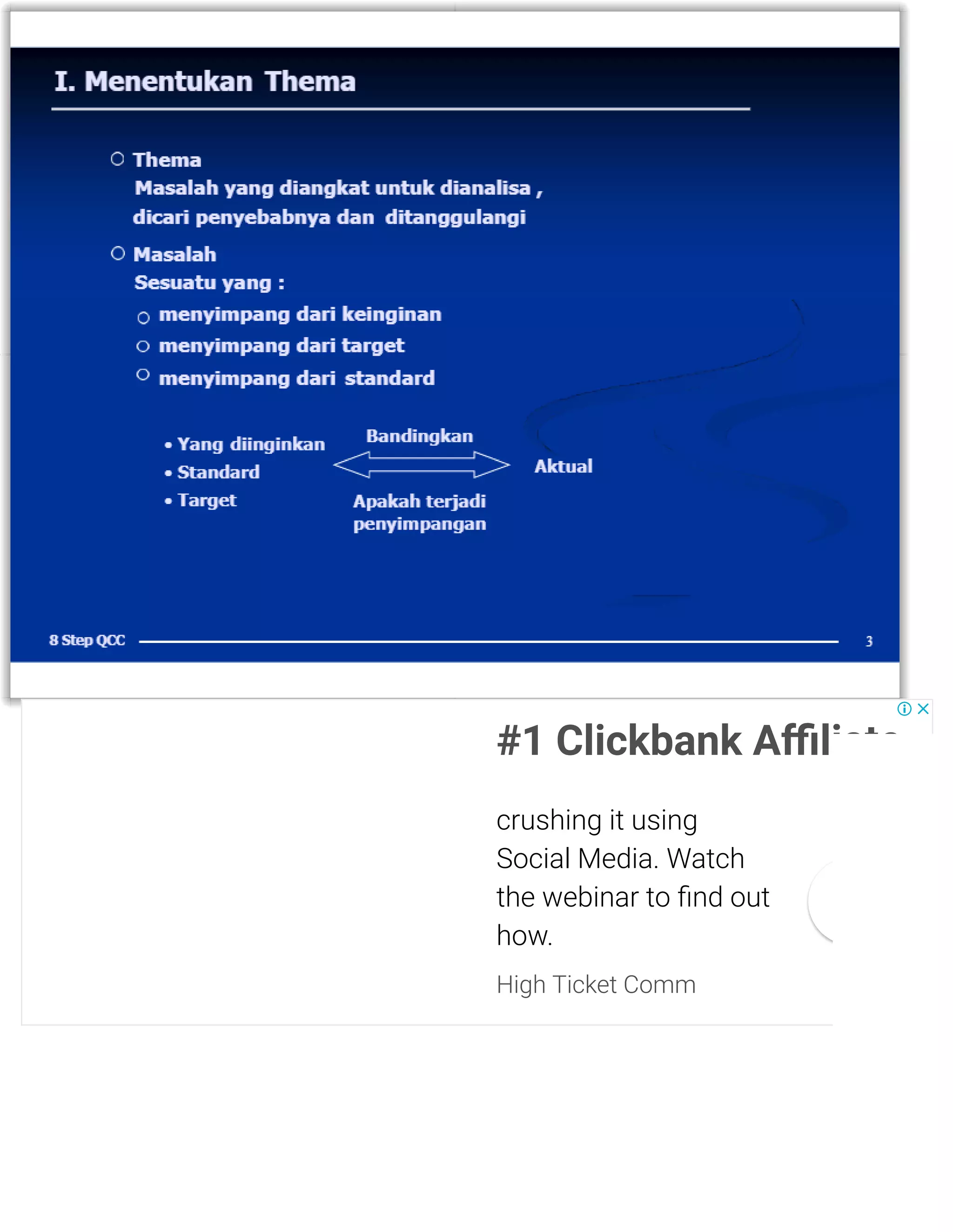 8 step aktivitas qcc. oleh toyota indonesia institute | PDF