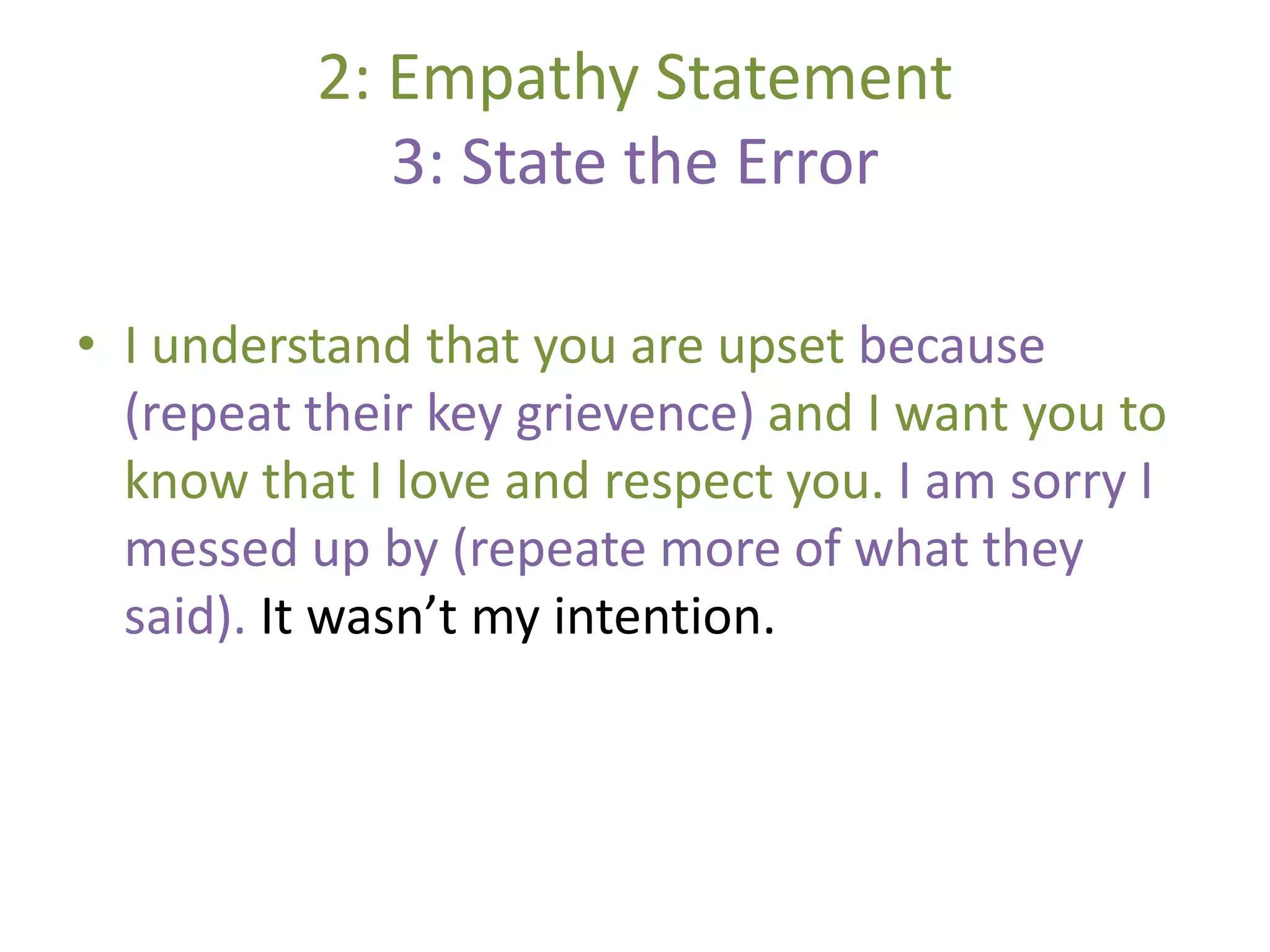 8 steps how to ask forgiveness | PPT