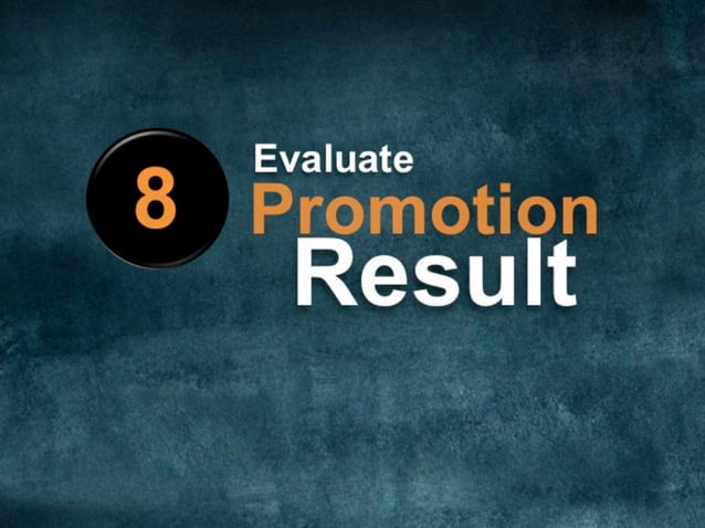 8 steps to Create Successful Promotion | PPT