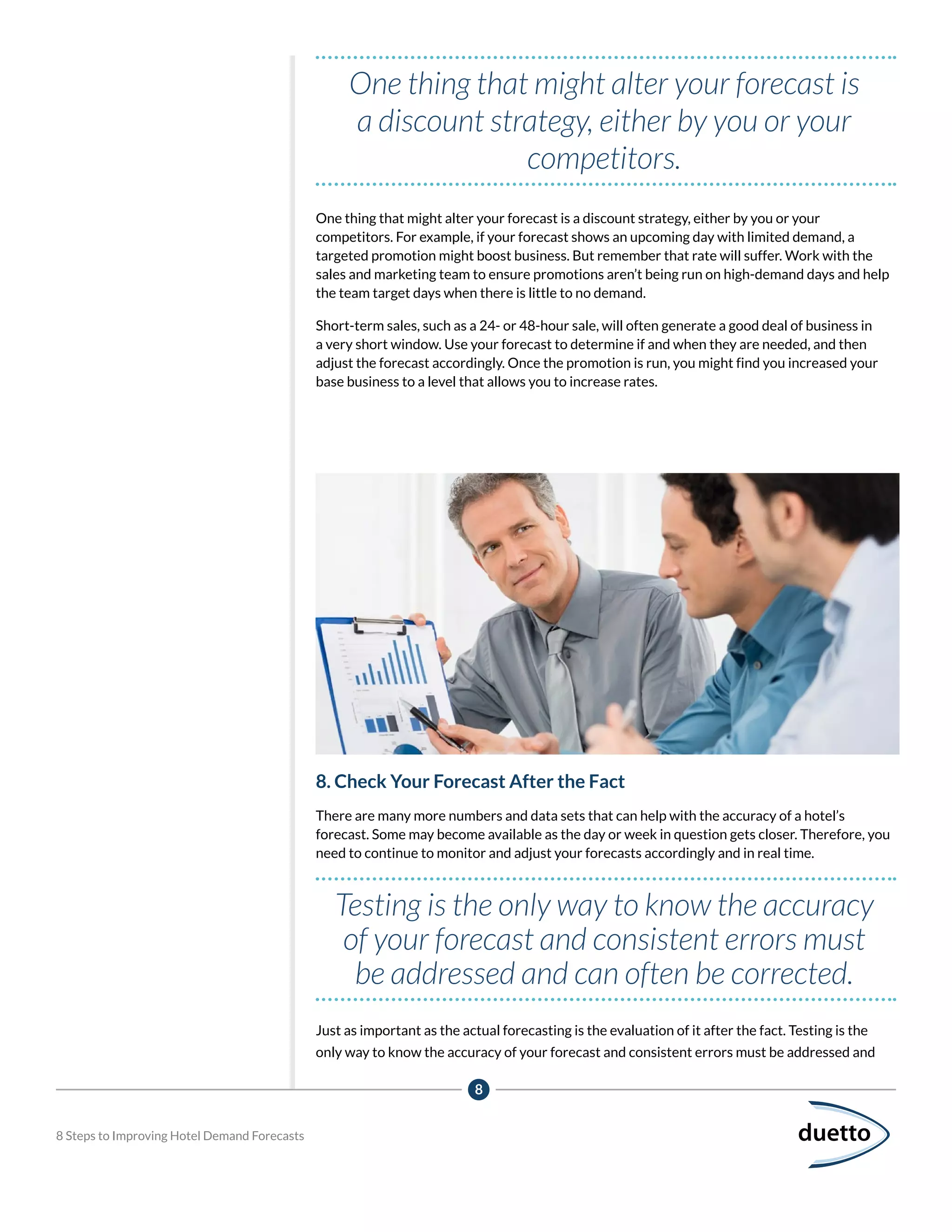 Whitepaper - 8 Steps to Improve Hotel Demand Forecasting | PDF
