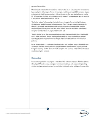 Whitepaper - 8 Steps to Improve Hotel Demand Forecasting | PDF