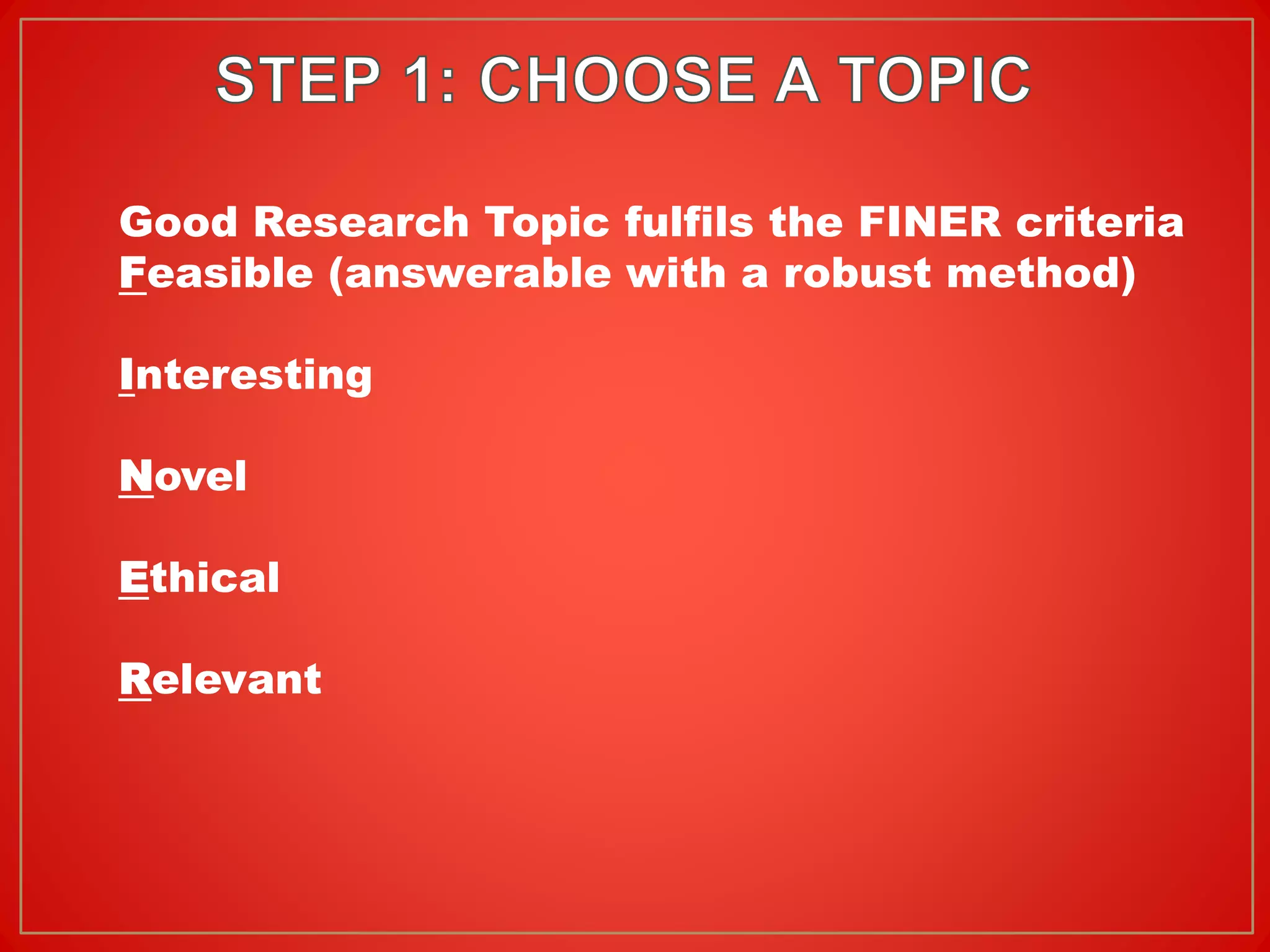 8 steps for writing an effective research paper | PPTX