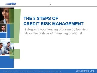 The 8 steps of Credit Risk Management | PPT