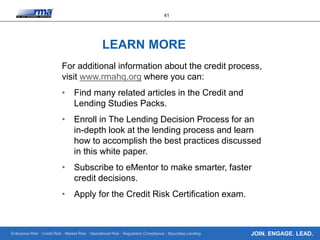 The 8 steps of Credit Risk Management | PPTX