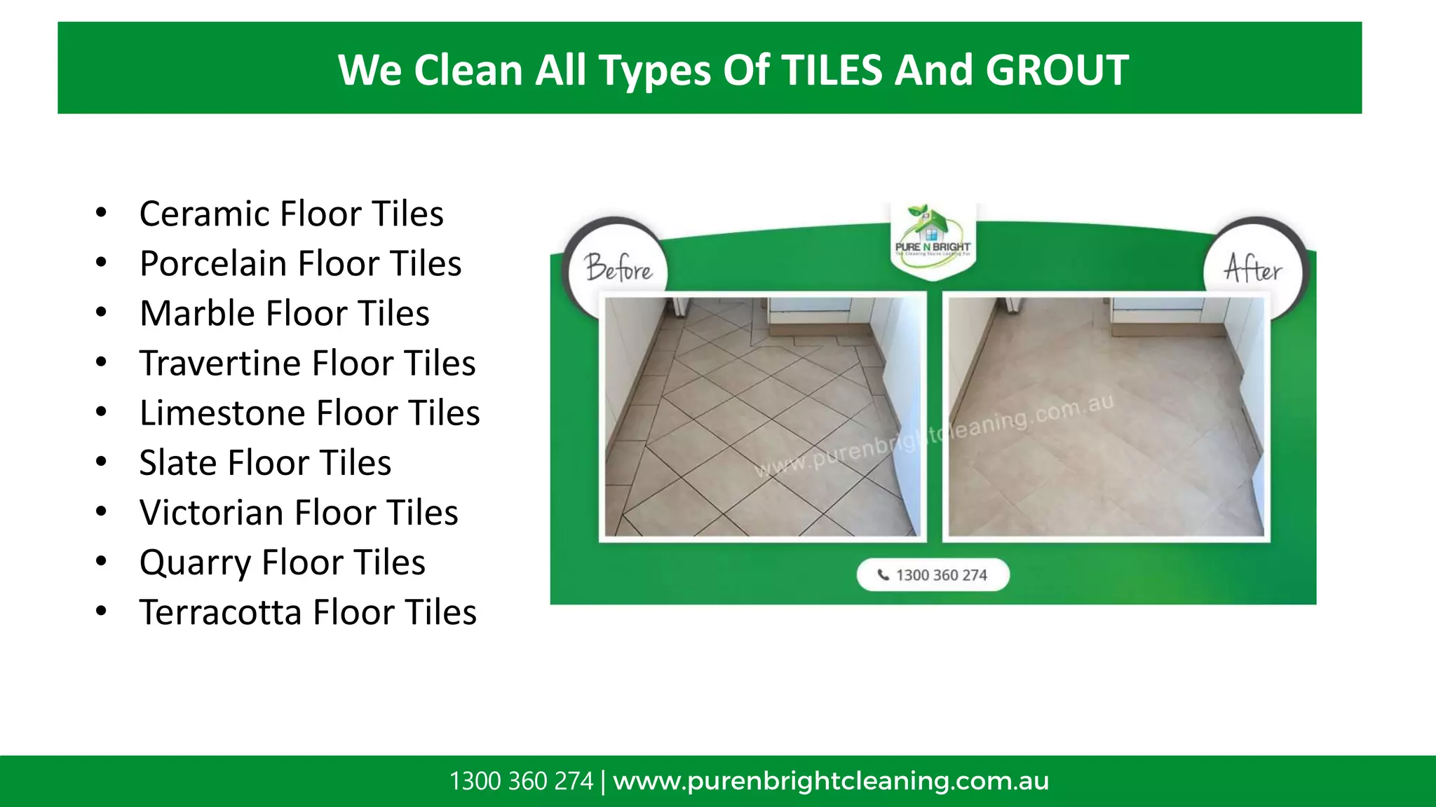 8 steps of tiles and grout cleaning | PPT