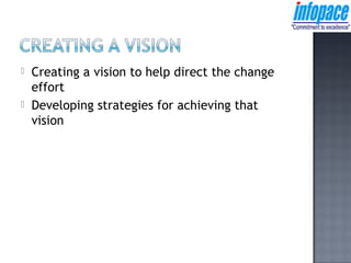 8 steps of transforming organisation | PPT