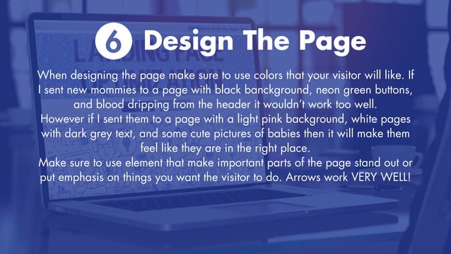 8 Steps To a High Performance Landing Page | PPT