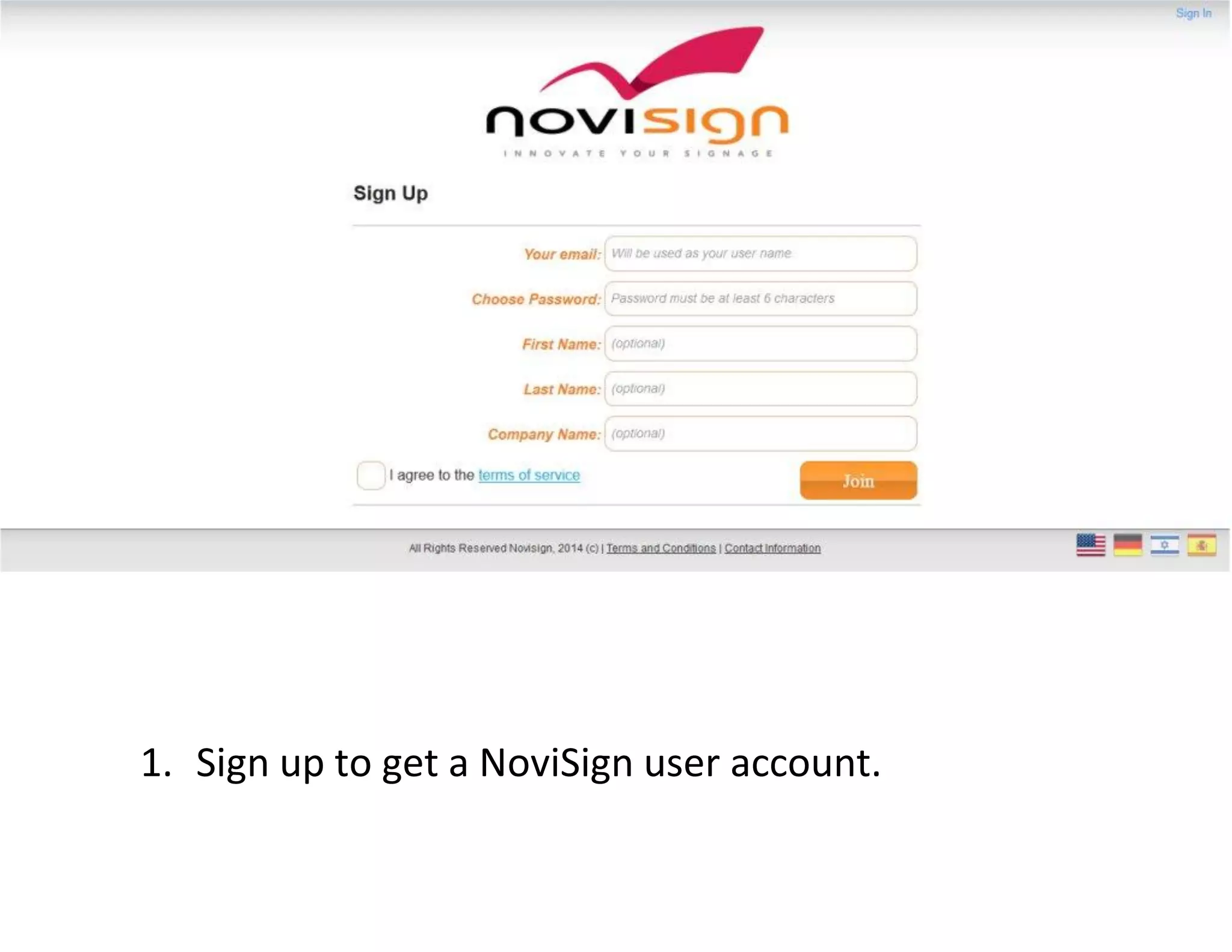 8 steps to broadcast digital signage using NoviSign | PDF
