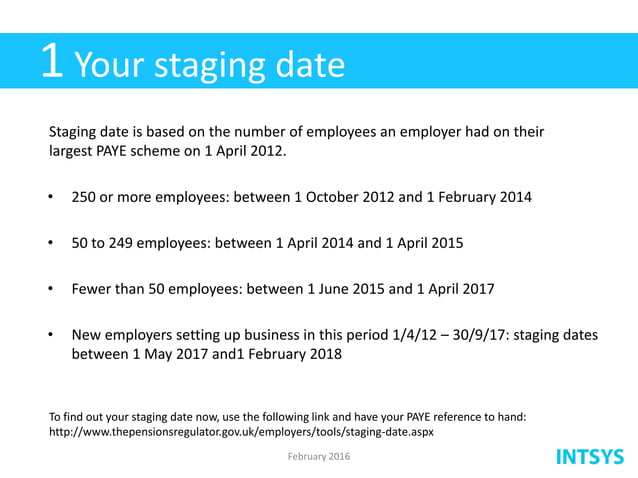 8 steps to guide you through Automatic Enrolment | PPT