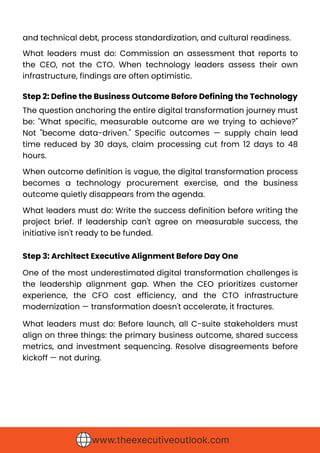 8 Steps to Launch Your Digital Transformation Journey in 2026 | PDF
