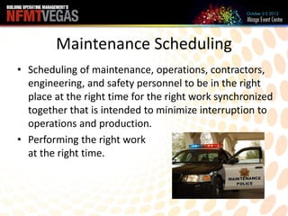 8 Steps To Success In Maintenance Planning And Scheduling | PDF ...