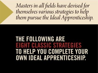 8 Strategies for the Ideal Apprenticeship | PDF
