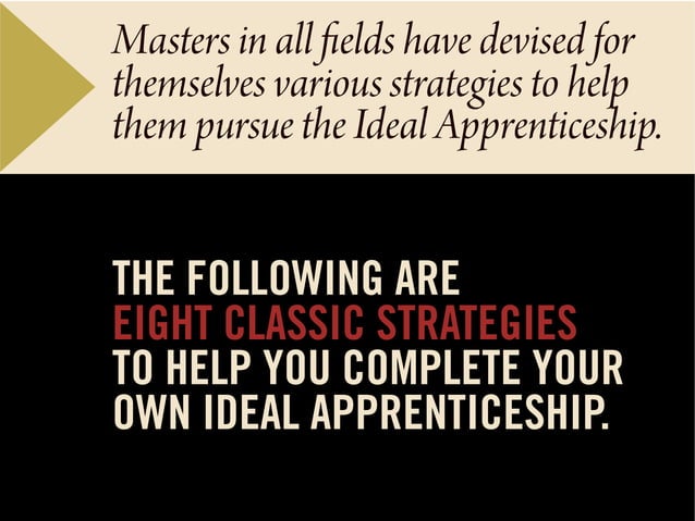 8 Strategies for the Ideal Apprenticeship | PDF