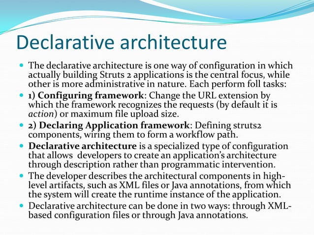 Apache Struts 2 Framework | PPTX | Web Design and HTML | Internet