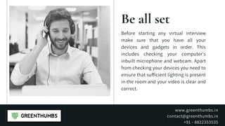 8 success tips for cracking a virtual interview | PPT