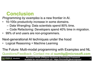 Programming by Examples with Sumit Gulwani | PPT