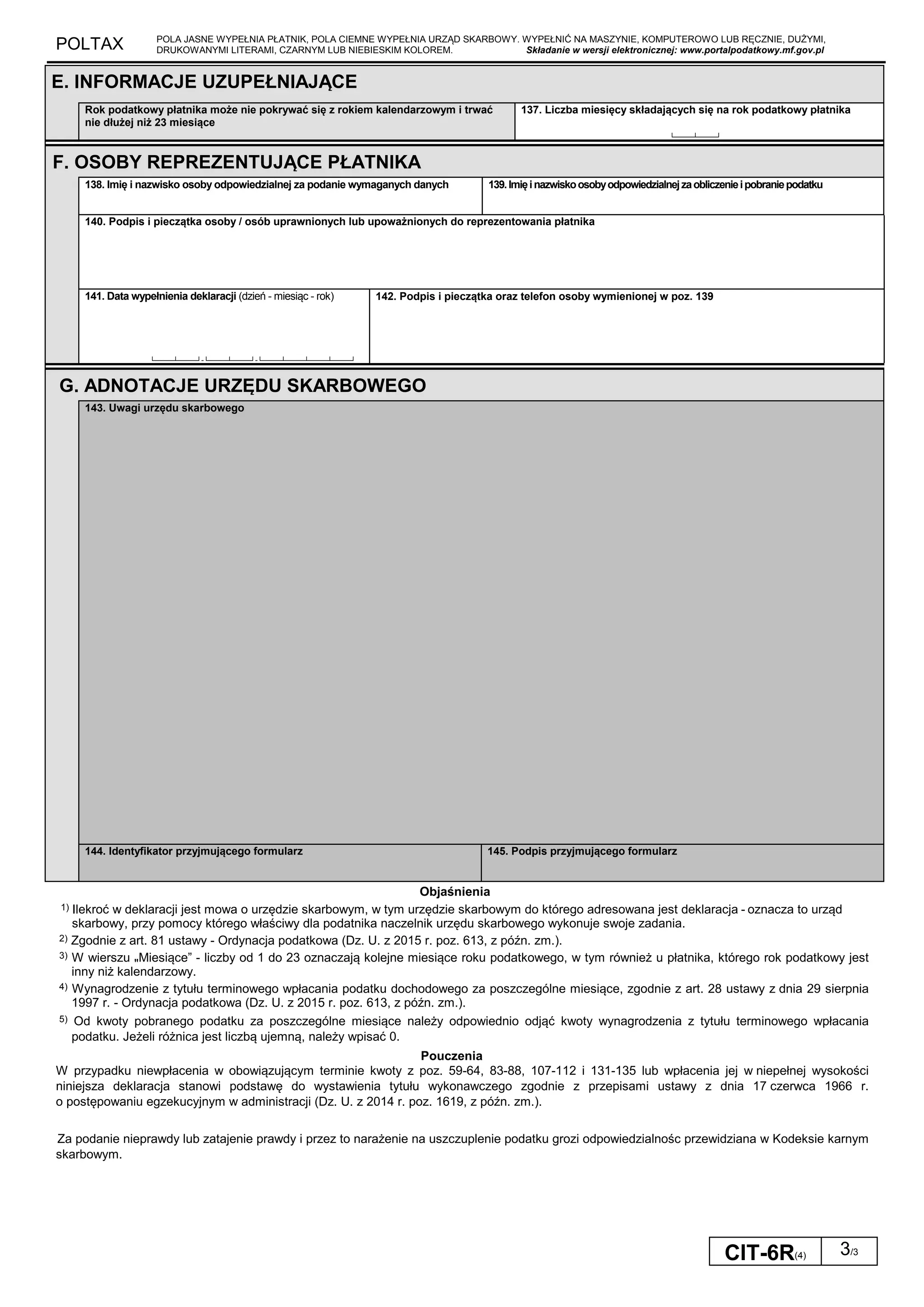 Form cit-6 rw4 | PDF | Business Accounting & Finance | Business