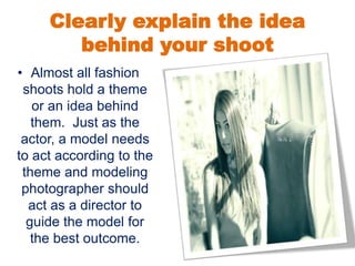 8 Techniques of Modeling Photography | PPSX | Photography | Arts and Crafts