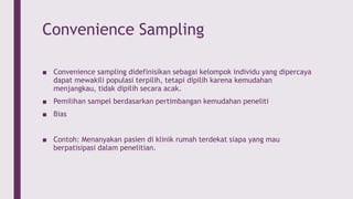 teknik_sampling pada penelitian Kualitatif | PPTX