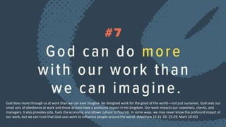 RightNow Media @ Work's 8 Tenets of Work as Worship | PPTX