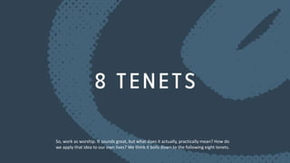 RightNow Media @ Work's 8 Tenets of Work as Worship | PPTX