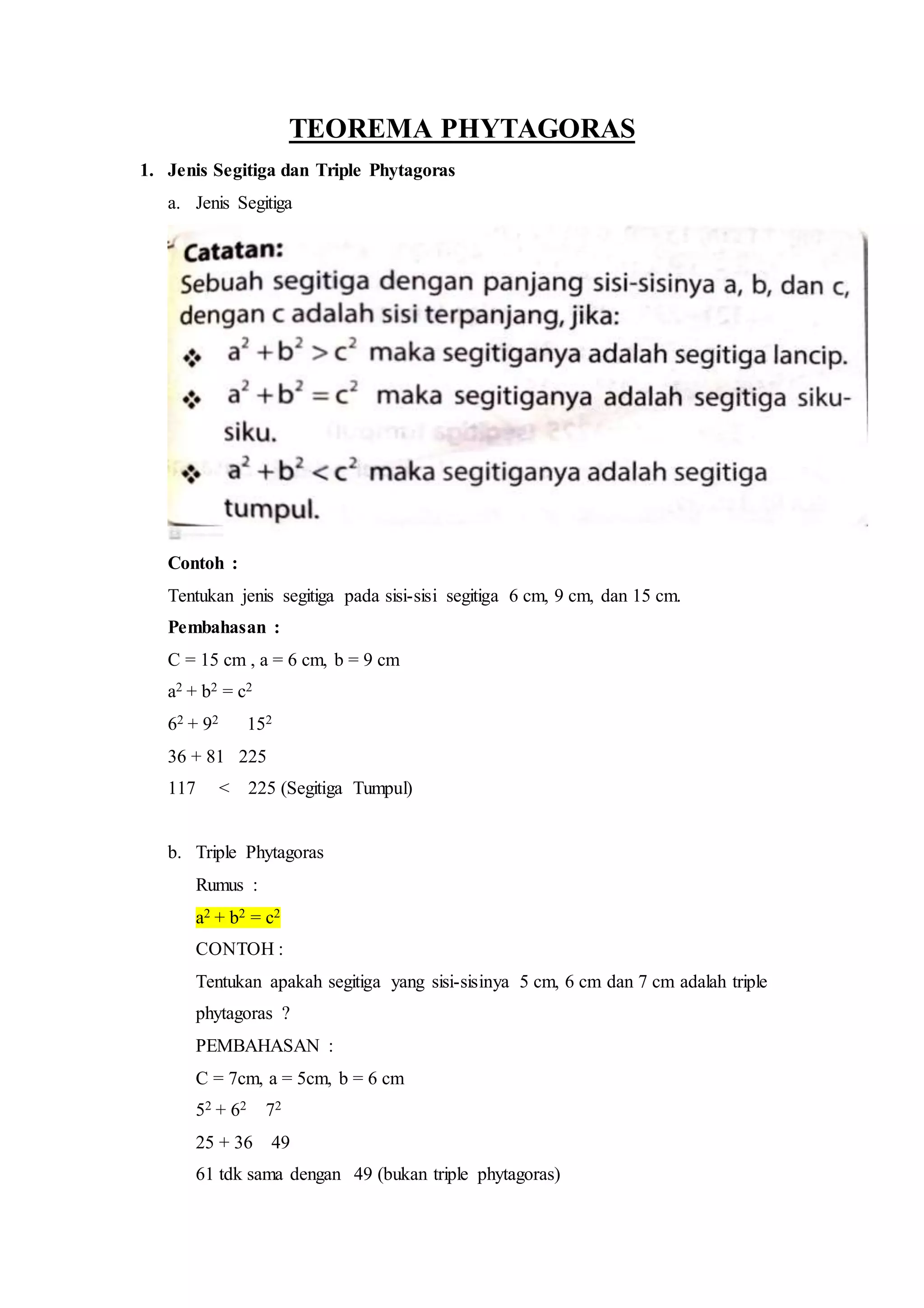 8 teorema phytagoras | DOCX