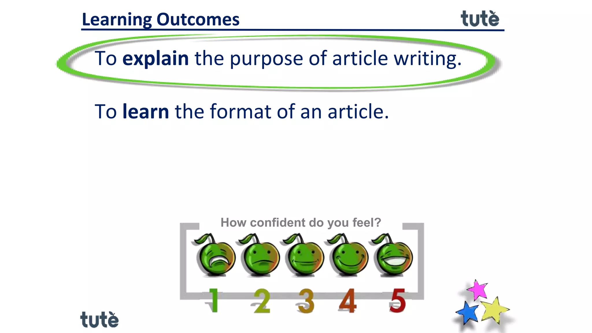 8th article writing | PPTX