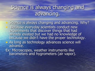 8th Grade Chapter 1- nature of science | PPT
