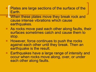 Chapter 11-earthquakes | PPT | Geology | Science