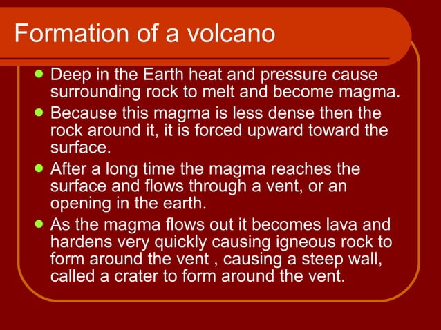 Chapter 12-volcanoes | PPT