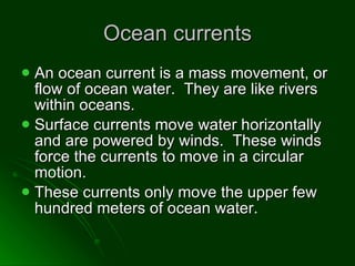 Chapter 18 & 19- ocean | PPT