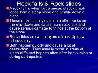 Chapter 8- erosional forces | PPT | Geology | Science