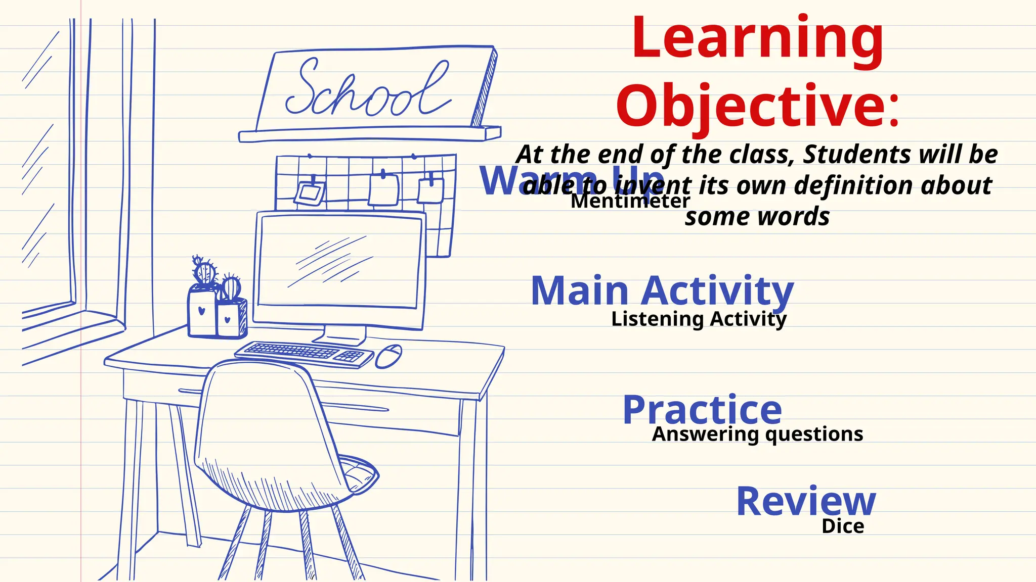 Clases de inglés para octavo grado de un colegio | PPTX