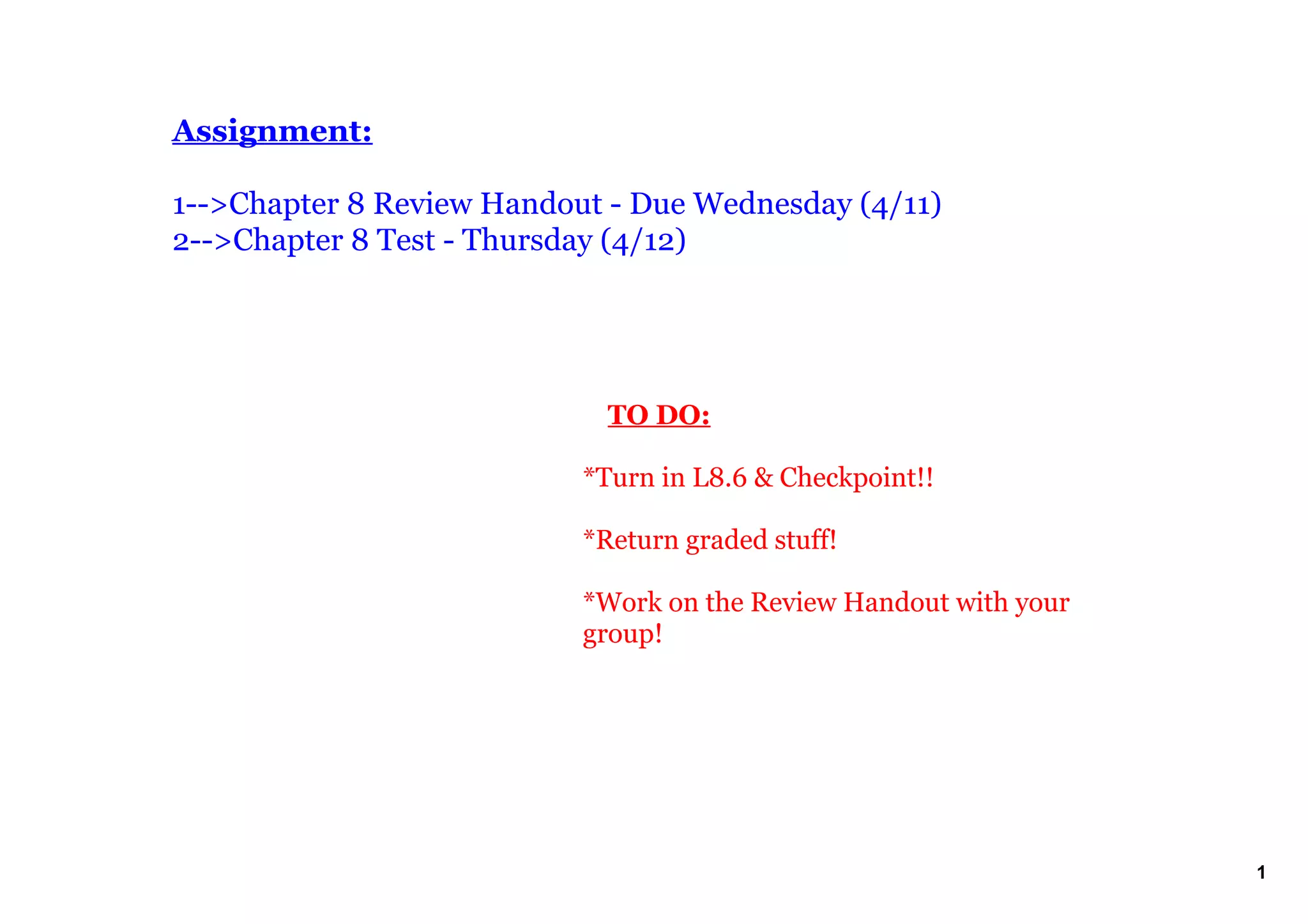 8th Alg - April5 | PPT