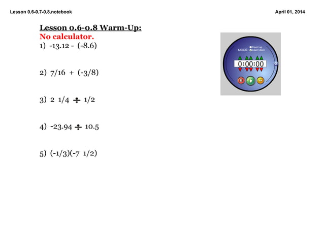 8th alg -l0.6-0.7-0.8 | PPT