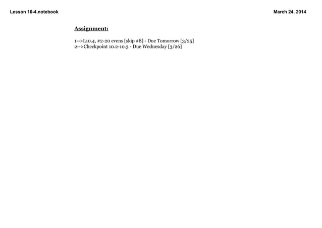 8th alg -l10.4 | PPT