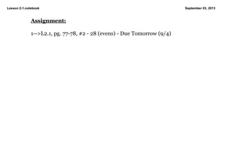 8th alg -l2.1 | PDF | Chemistry | Science