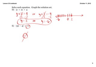 8th alg -l2.5--oct11 | PDF | Physics | Science