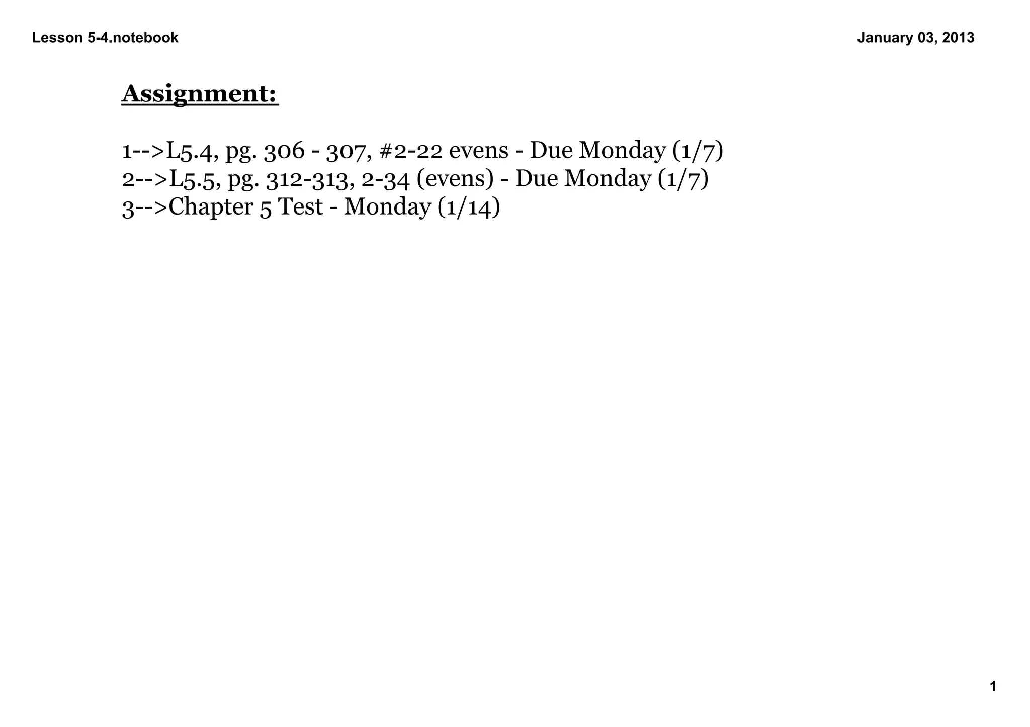 8th alg -l5.4--jan3 | PPT