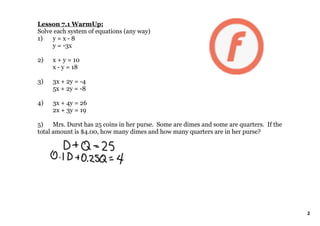 8th Alg - L7.1--Feb6 | PDF