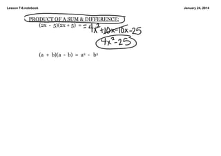 8th alg -l7.8 | PPT