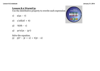 8th alg -l8.2 | PPT