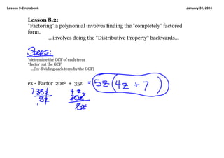 8th alg -l8.2 | PPT
