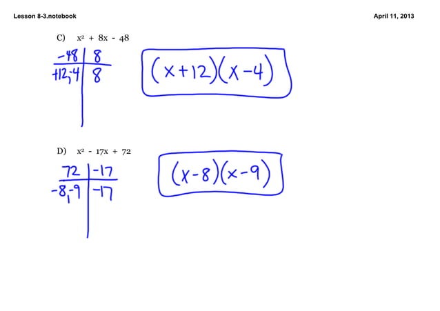 8th alg -l8.3--april11 | PPT