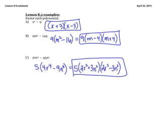 8th algebra -l8.5--april 22 | PPT