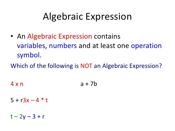 8th algebra (section 1.2)