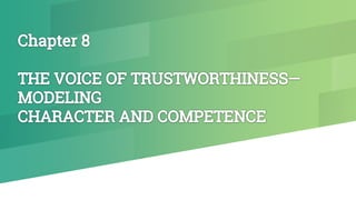 8th chapter of 8th habit (stephen covey) | PPTX