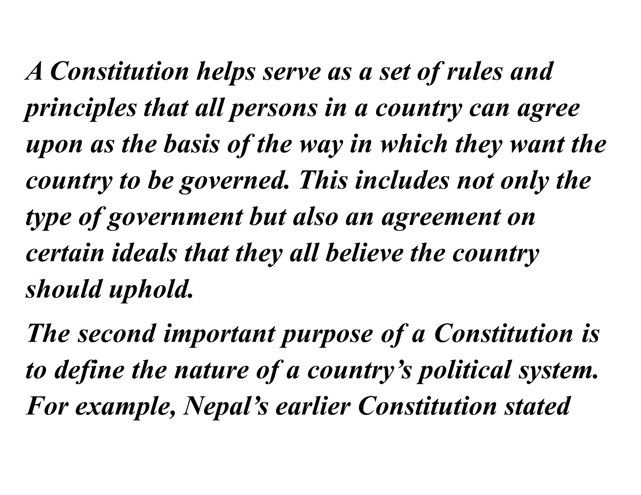 Indian Constitution Class VIII | PPTX
