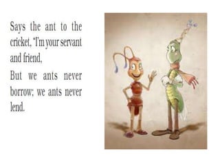 8 the ant the cricket | PPTX