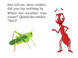 8 the ant the cricket | PPTX